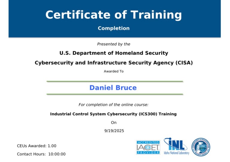 Leveling Up in ICS Security: My Experience with the ICS300 Virtual ...